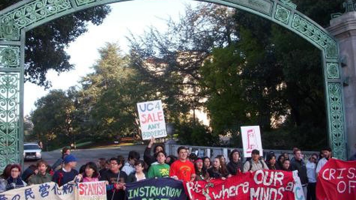 Protest Underway at UC Berkeley | East Bay Express | Oakland, Berkeley ...