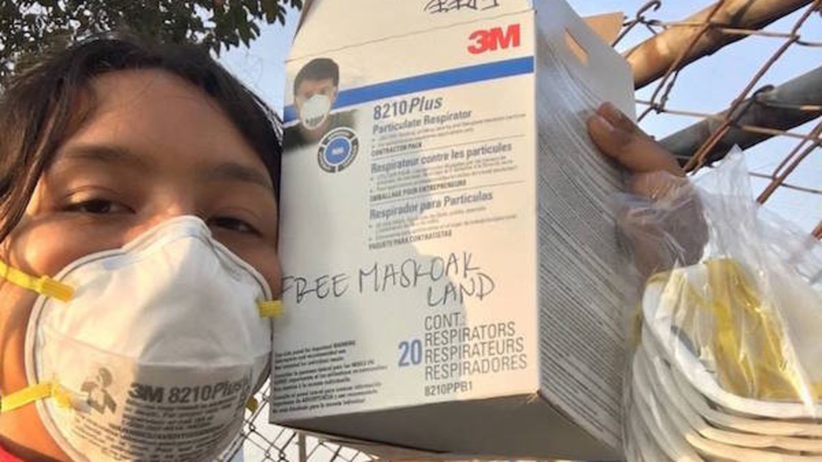 East Bay Activists Distribute Face Masks to Homeless Residents to ...
