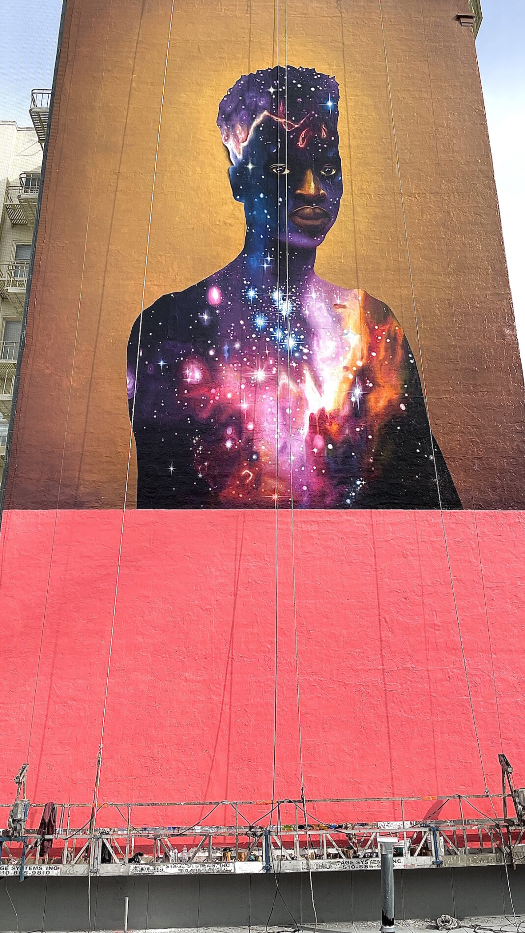Cosmic Blackness: Afrosurreal artist Christopher Burch unveils a mural ...