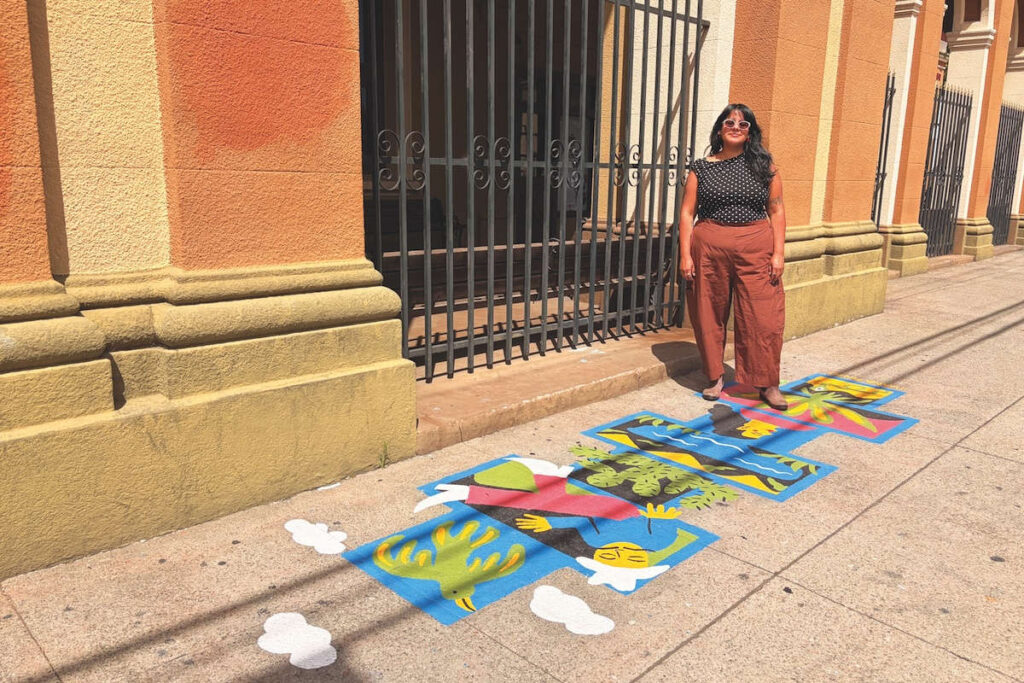 Jack London Square adds hopscotch murals that turn sidewalks into ...